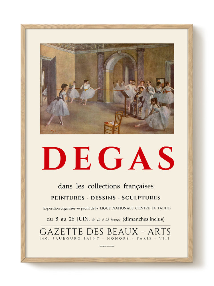 Edgar Degas - Art Exhibition poster | PSTR studio