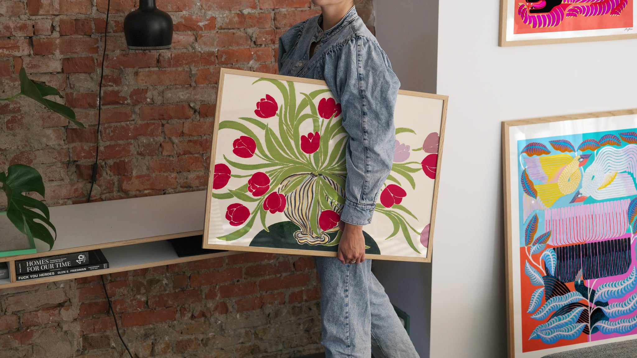 Framed Circle Art | PSTR studio