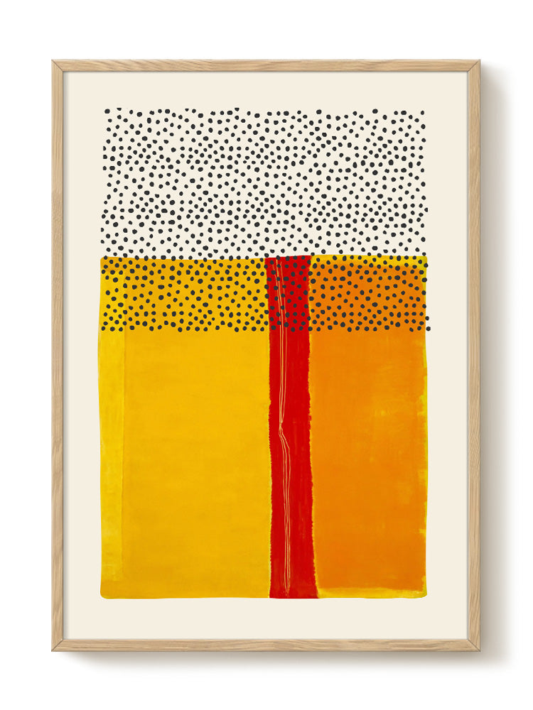 Abstract Modern Art Poster - Mid Century minimalist | PSTR studio