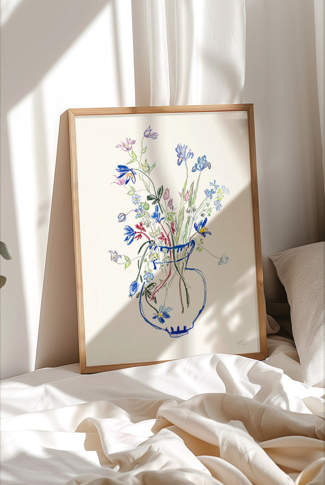 Mette Rix - Wild Flowers blue | PSTR studio