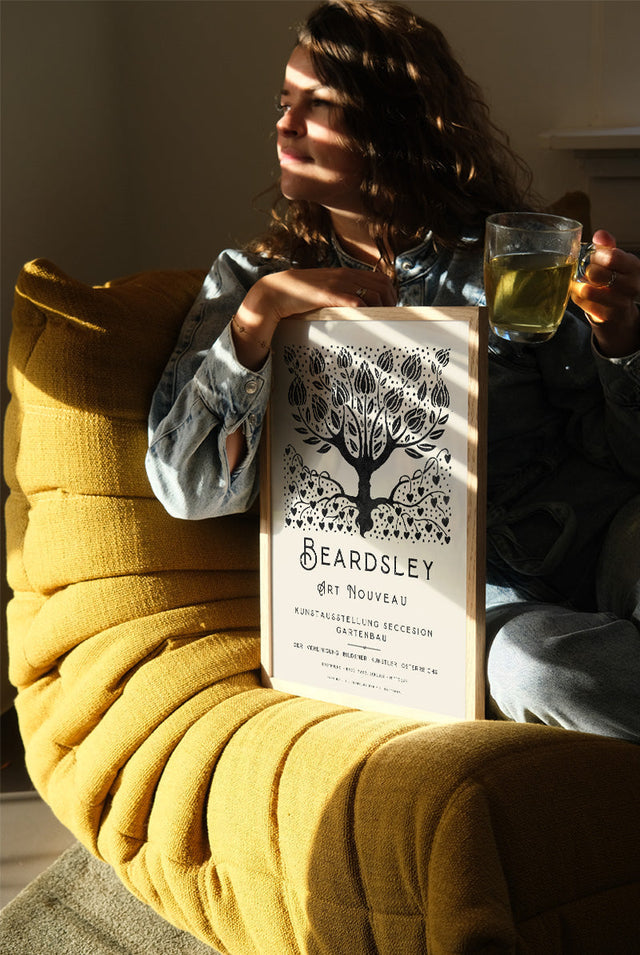 Aubrey Beardsley - Art Nouveau Tree | PSTR studio