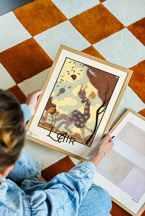 Vintage George Barbier Art - L' Air | PSTR studio