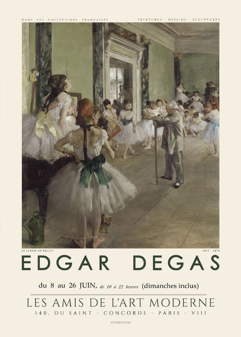 Edgar Degas - Art Exhibition poster | PSTR studio