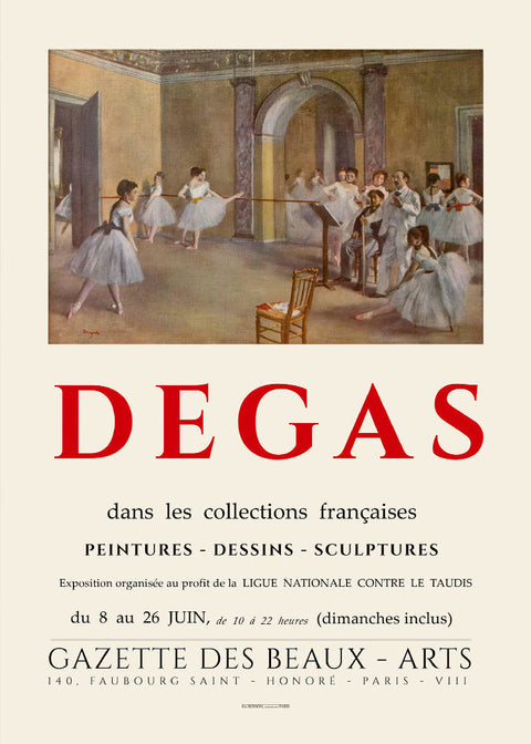 Edgar Degas - Art Exhibition poster | PSTR studio