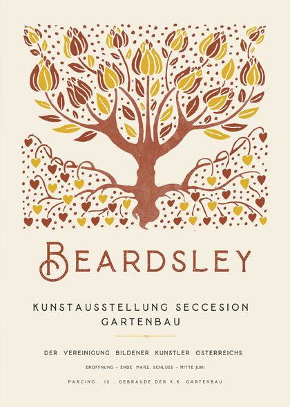 Aubrey Beardsley - Art Nouveau Tree | PSTR studio