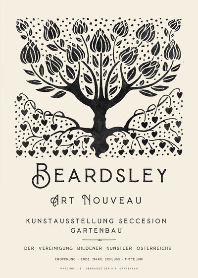 Aubrey Beardsley - Art Nouveau Tree | PSTR studio