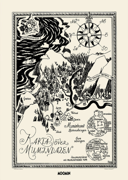 Moomin - Map of Moomin Valley II | PSTR studio