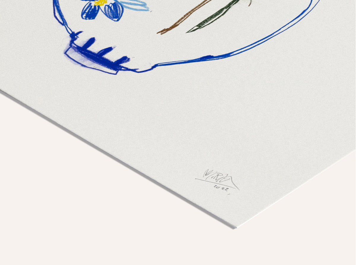Mette Rix - Wild Flowers blue | PSTR studio