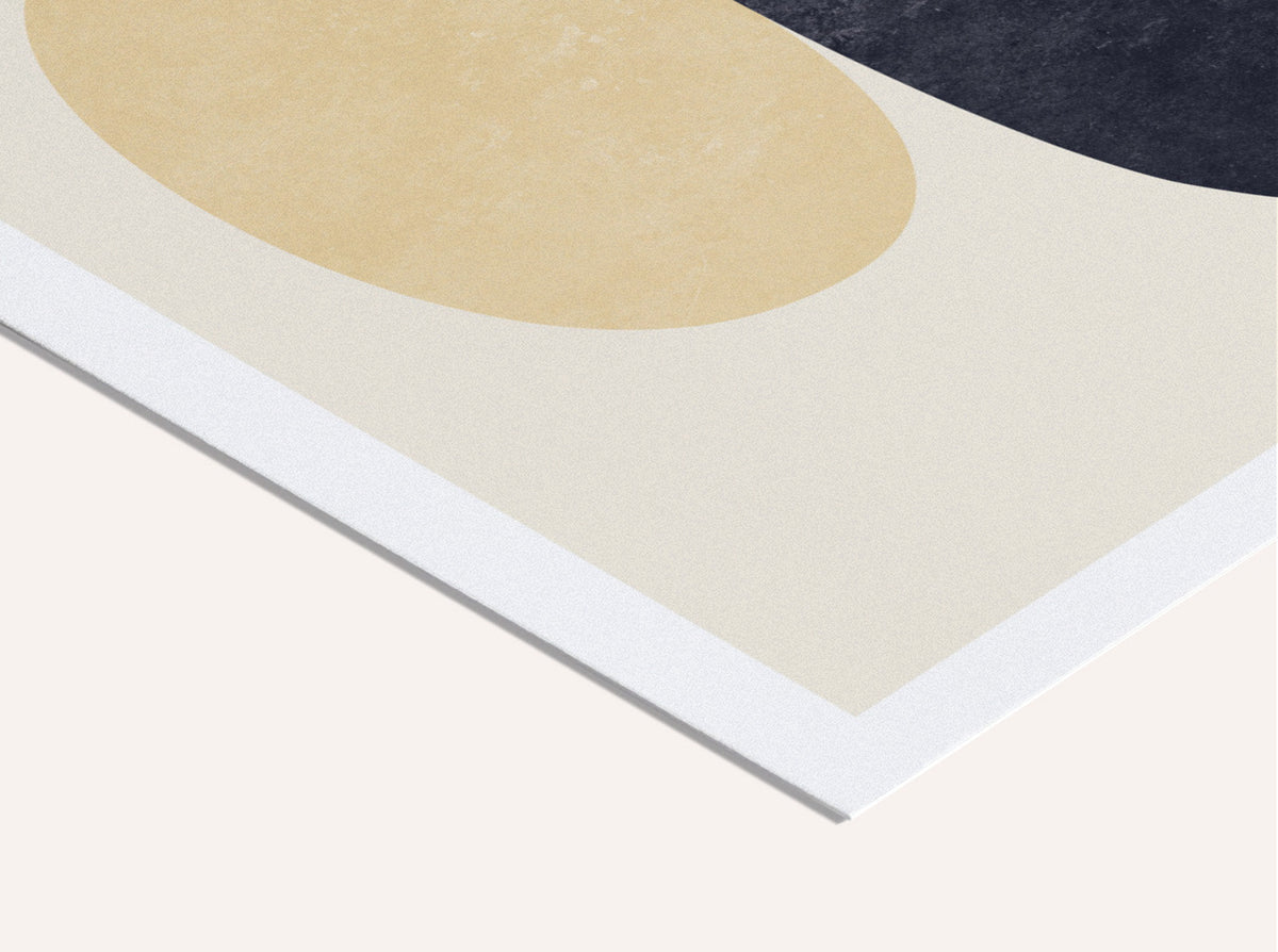 Abstract Modern Art Poster - Mid Century minimalist | PSTR studio