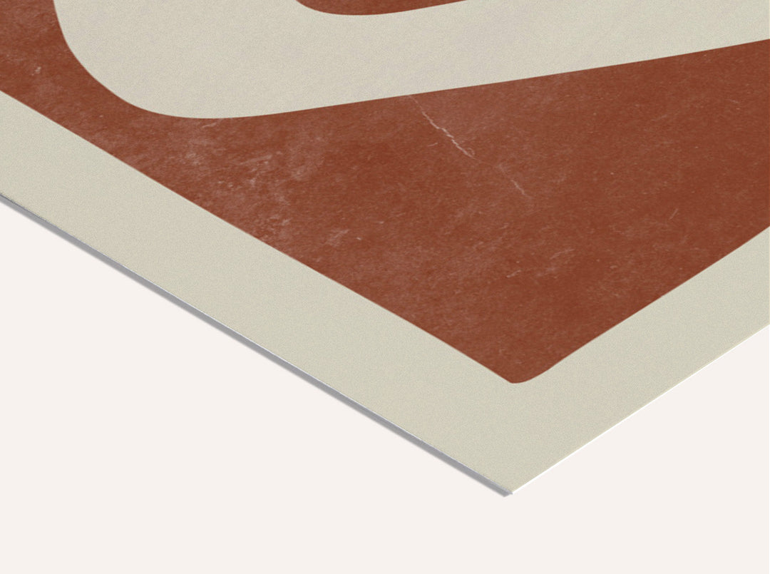 Abstract Modern Art Poster - Mid Century minimalist | PSTR studio