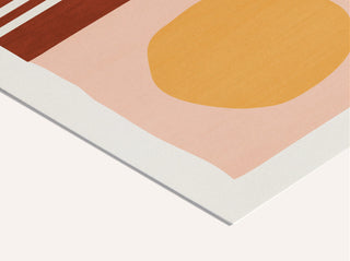 Abstract Modern Art Poster - Mid Century minimalist | PSTR studio
